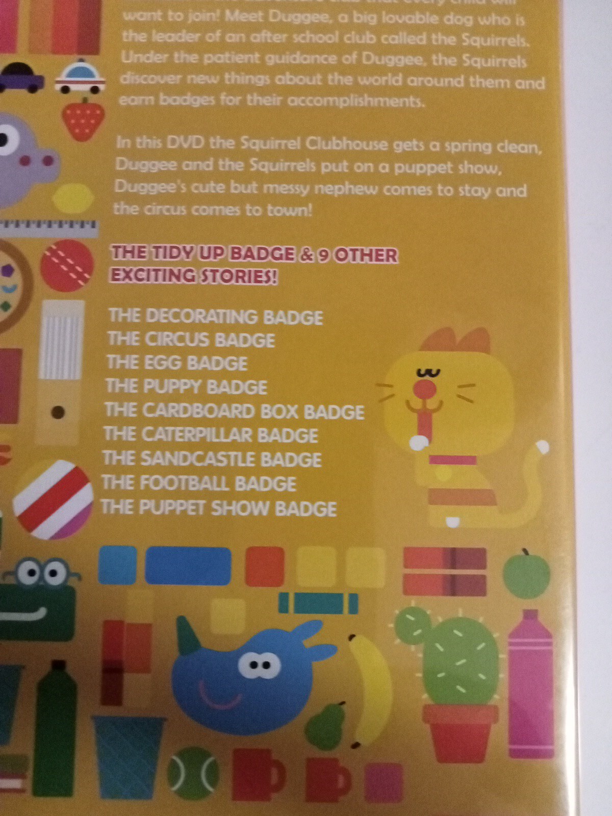 Hey Duggee - The Tidy Up Badge & Be Careful Badge (DVD, 2015 ...
