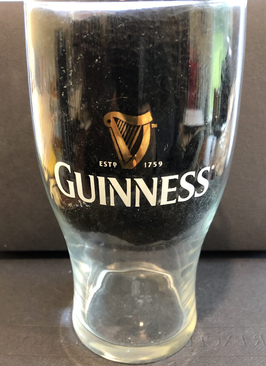 Guinness Beer Glass Estd 1759 Harp Logo | eBay