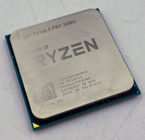 AMD Ryzen 5 Pro 2400G Quad-Core Processor YD240BC5M4MFB, 3.6GHz AM4 ...