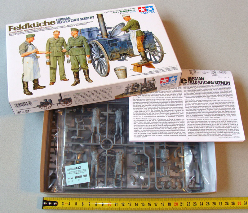 TAMIYA 35247 KIT 1/35 1:35 FELDKUCHE GERMAN FIELD KITCHEN SCENERY , NEW ...