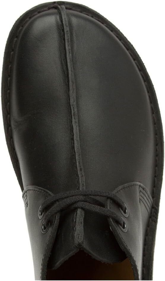 Clarks Originals Desert Trek Men's Center Stitch Black Leather 26113555 ...