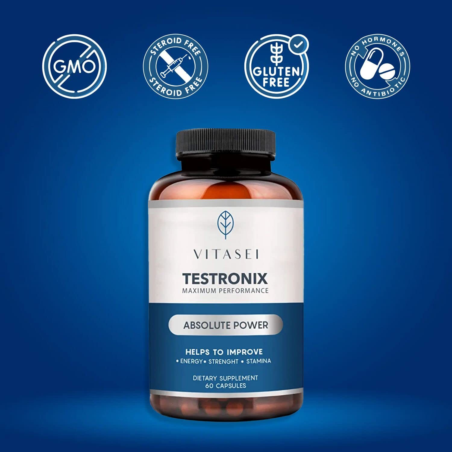 Testronix Performance Supplement for Men - Energy and Muscle ...