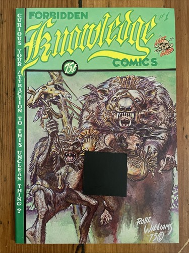 Forbidden Knowledge Comics #1 Last Gasp 1975 Robert Williams George DiCaprio VF+ | eBay