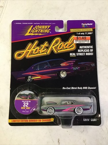 NIP 1/64 JOHNNY LIGHTNING GOIN GOAT GTO HOT ROD LIMITED #32 WHITE WALLS ...