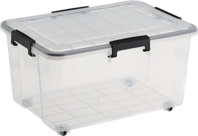 30L Wheeled Storage Box - Stackable, Dustproof, Waterproof | eBay Australia