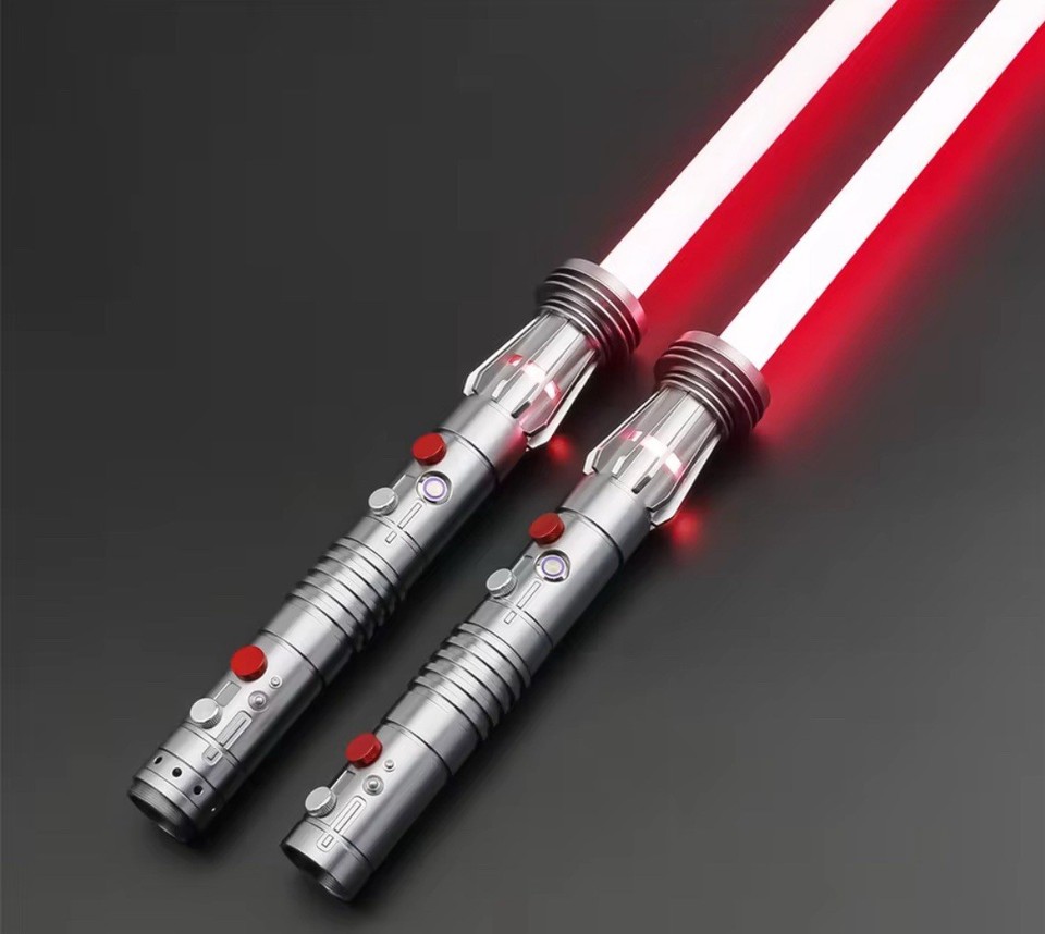 Star Wars Rgb Darth maul Duel Ready Lightsaber Metal Hilt Smooth Swing ...