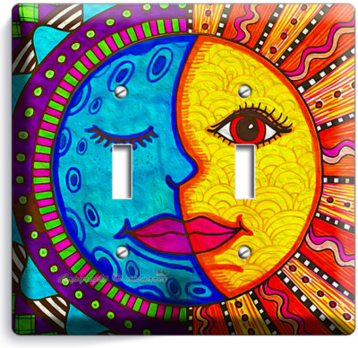 Sun And Moon Mexican Art