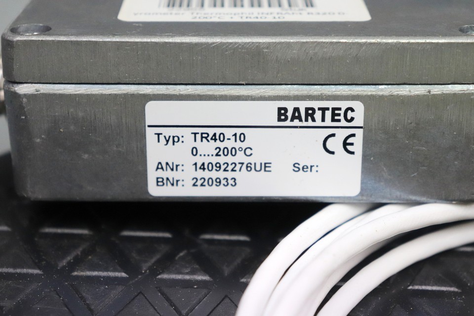 Bartec Thermophil INFRAsmart Radiation Sensor TR40-10 With R320 Unused ...