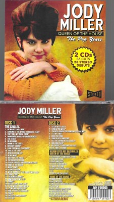 JODY MILLER-QUEEN OF THE HOUSE/THE POP YEARS-2 CDs-56 CUTS-28 STEREO ...