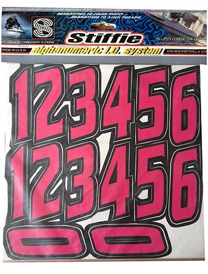 Stiffie Hardline HL18 Boat PWC ID Numbers Decal Jet Ski Registration ...
