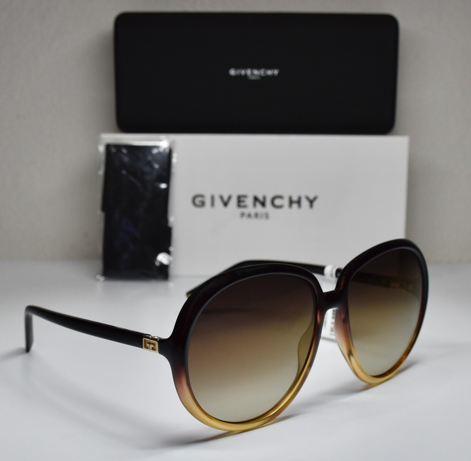 GIVENCHY GV7180/S GLNJL BROWN/YELLOW GRADIENT BROWN FLASH ROUND ...