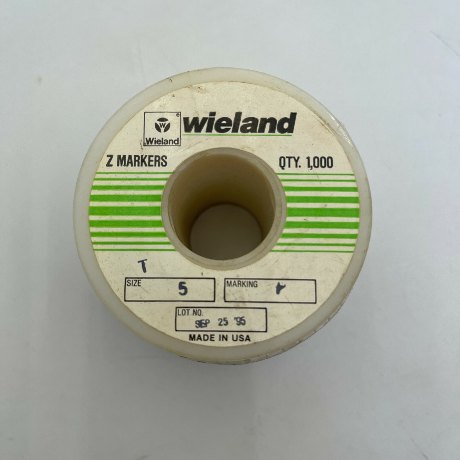 WIELAND Z TYPE MARKERS MARKING P SIZE 5 1000 COUNT NIB | eBay