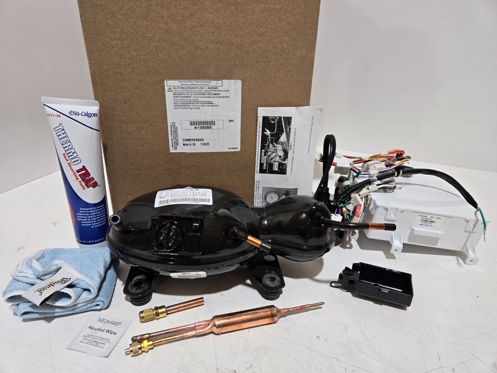 W11592009 WHIRLPOOL REFRIGERATOR COMPRESSOR *NEW OEM PART* | eBay