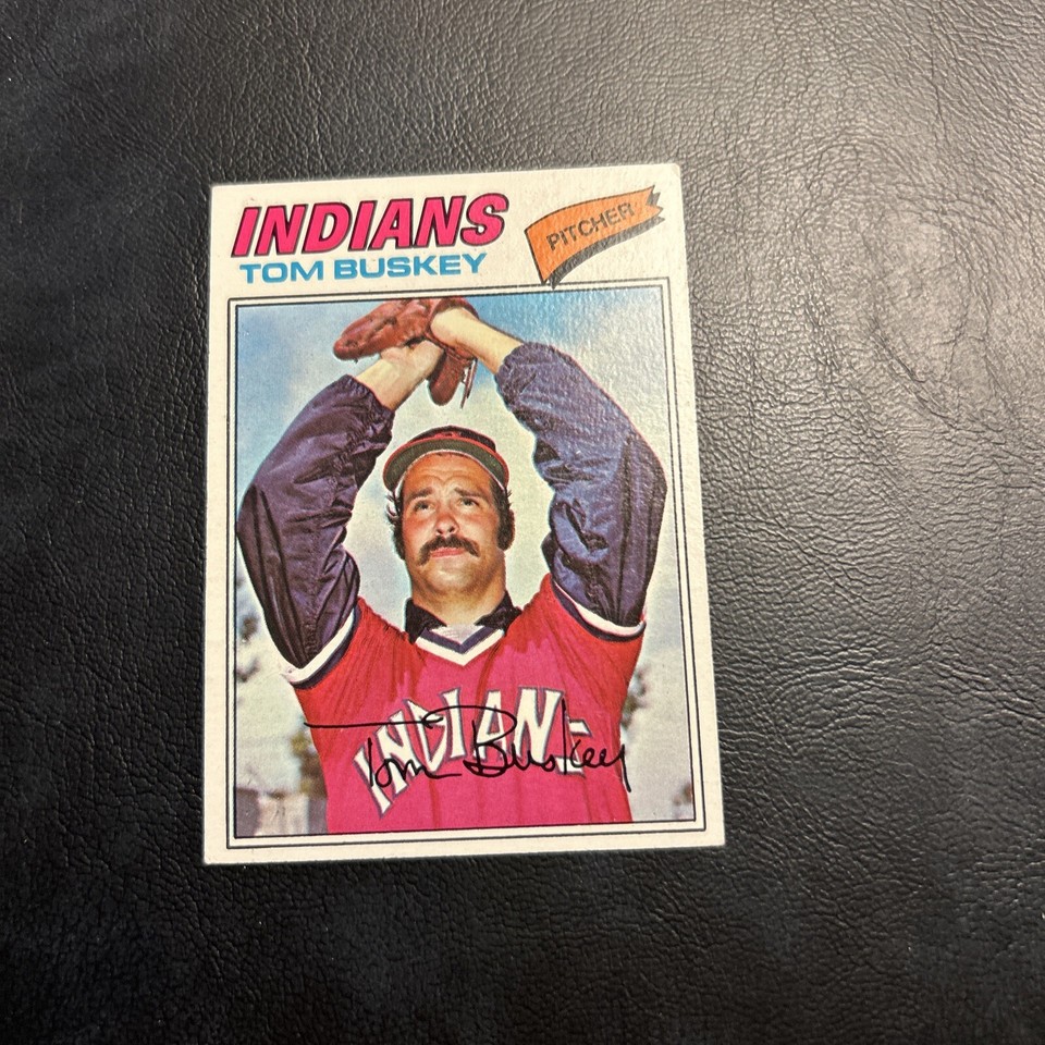 #236 Tim Buskey Cleveland Indians 1977 Topps Cb5 | eBay