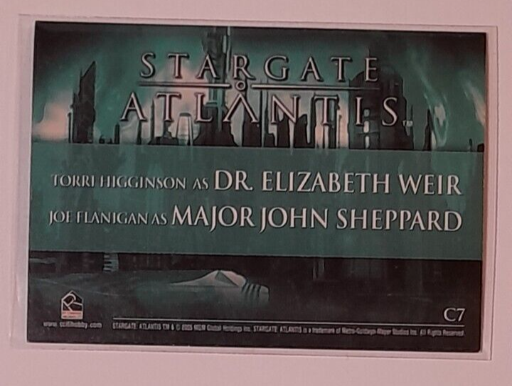 Stargate Atlantis Season 1 C7 Dr Weir & Major Sheppard Atlantis Crew ...
