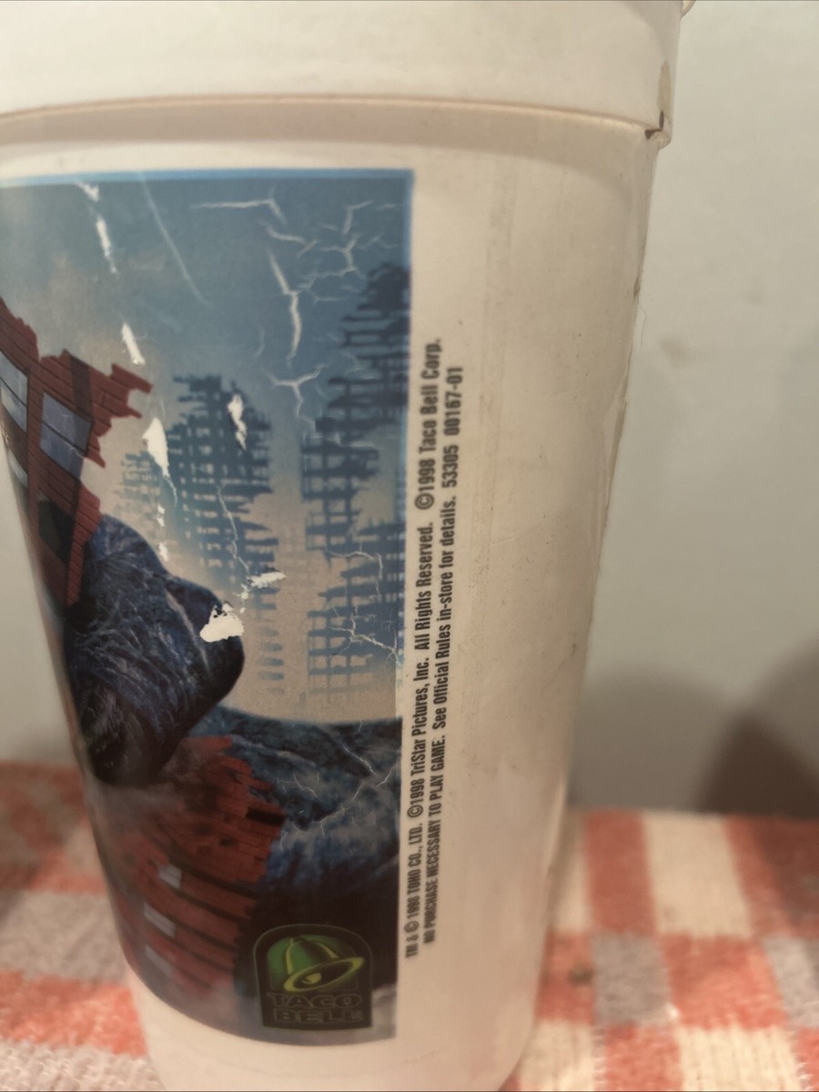 Godzilla 1998 Tazza Taco Bell Godzilla Taco Bell Commercial 1998