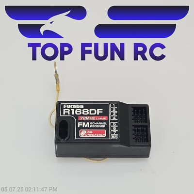 Futaba R168DF 72MHz FM 8 Channel RC Receiver Dual Conversion | eBay