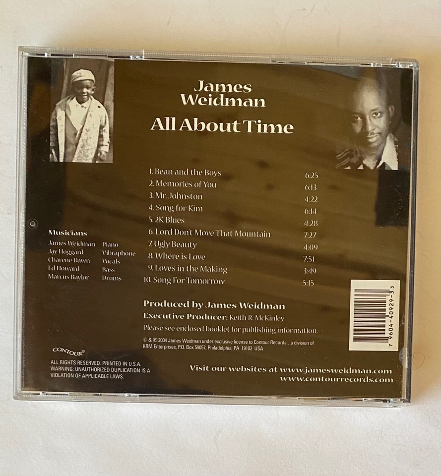 James Weidman - All About Time - Outstanding Like New Condition ...