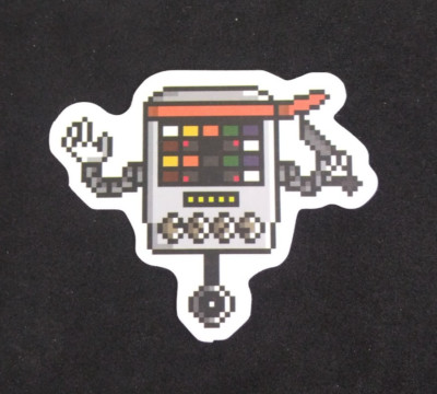 Bright Colorful Fun Video Game Sticker 1.78" x 2.25" (Z) | eBay