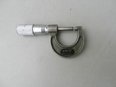 Vintage Mitutoyo No. 103-127 Japan Micrometer Turns Smoothly | eBay