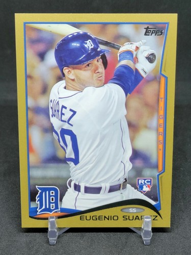 2014 Topps Update Eugenio Suarez Rookie RC Gold Parallel /2014 #US-96 ...