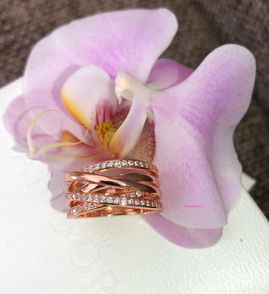 Pandora Entwined Ring Rose Gold, Original, Brand New, ALL SIZES ...