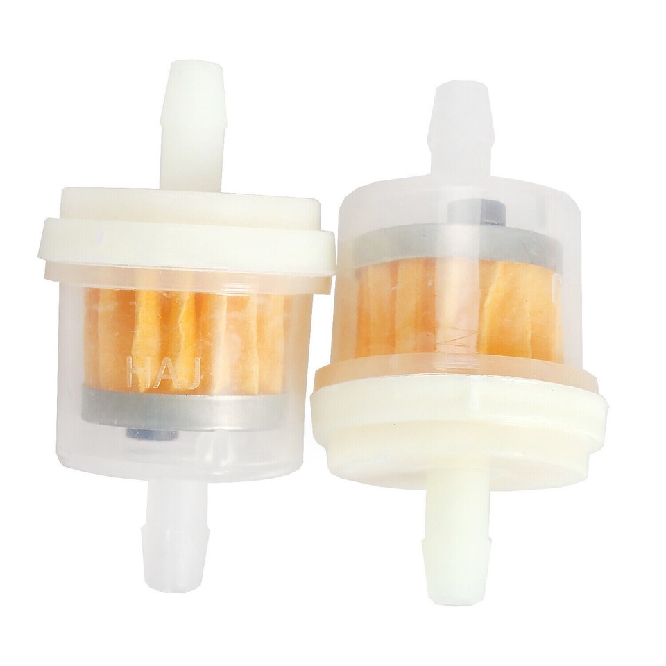 10PCS Motor Inline Gas Oil Fuel Filter Small Engine For 1/4'' Line | eBay