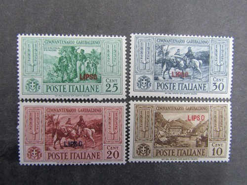 nystamps Italy Aegean Islands Lisso Stamp # 17-20 Mint OG H N14x1134 | eBay