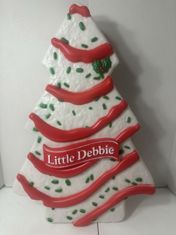 Little Debbie Christmas Tree Cake Blow Mold 22" LED Light-Up – NEW | eBay