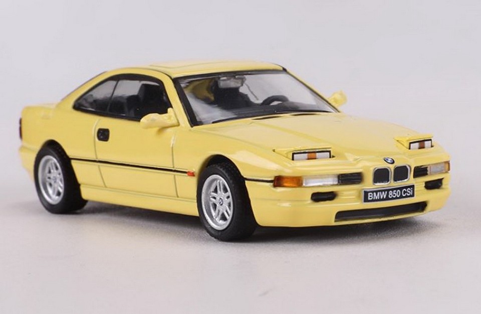 Shadow 1/64 Scale BMW 850 CSI Yellow Diecast Car Model Toy Collection ...