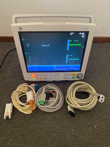 GE B40 Patient Monitor with SpO2, ECG, & NIBP Cables | eBay