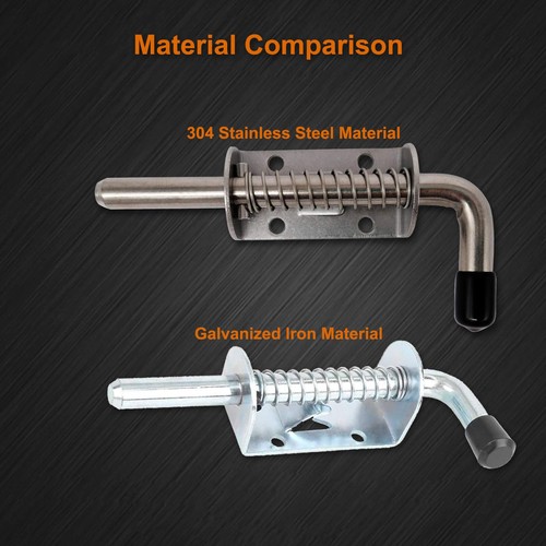 4 PCS 304 Steel 5 Inch（128MM） Spring Pin Latch Lock Pin Suitable for ...