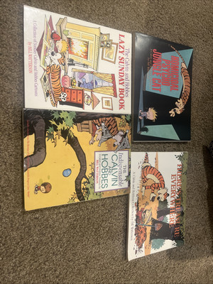 Calvin & Hobbes Books Lot of 4 by Bill Watterson Paperback | eBay