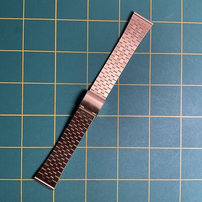 VINTAGE 18MM MARUMAN MBM20 GOLD PLATED WATCH BRACELET / BAND JAPAN | eBay