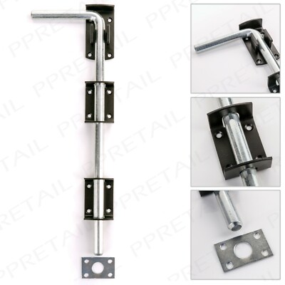 LARGE DROP BOLT Garden Gate Garage Door Floor Ground Stable Lock Heavy ...