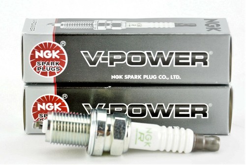 Set of 2 NGK 6953 V-Power Spark Plug BKR5E11 for Select Nissan Toyota ...