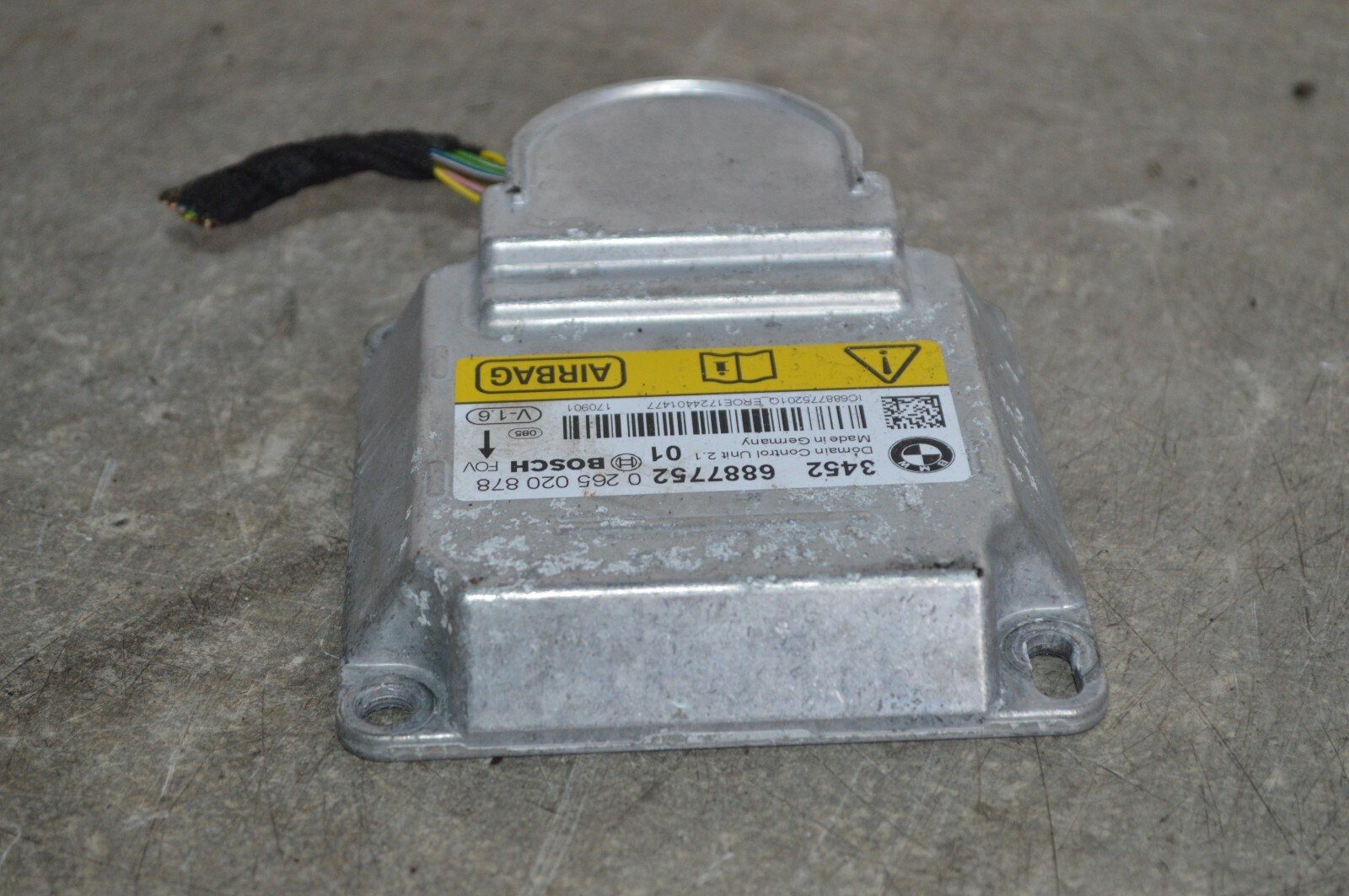 BMW 1 Series SRS Control Unit 34526887752 2017 F20 118i 1.5 Petrol ...