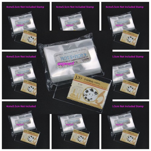 Wholesale 1000 Pcs 4cmx5.5cm Stamp Sleeves Holders protect High Quality ...