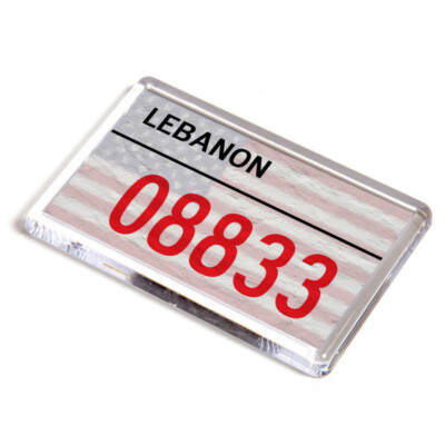 FRIDGE MAGNET - Lebanon, 08833 - US Zip Code | eBay UK