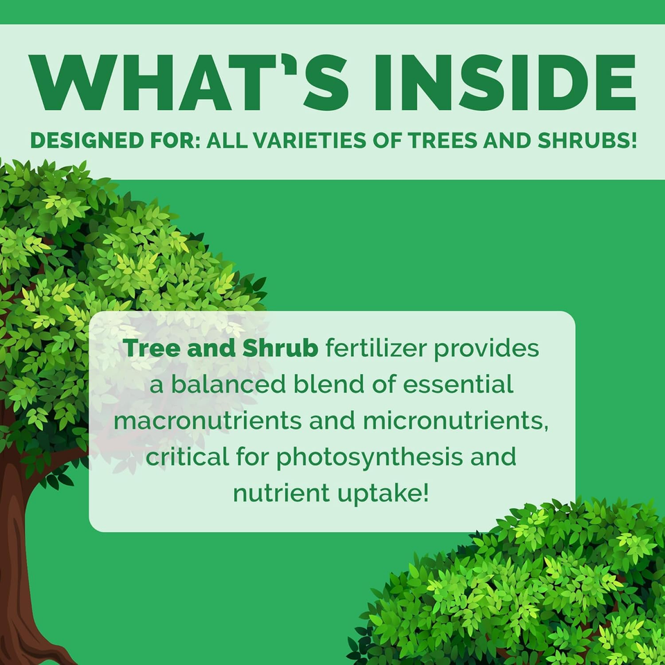 'S Tree & Shrub Fertilizer - Tree & Evergreen - Shrub Fertilizer for ...