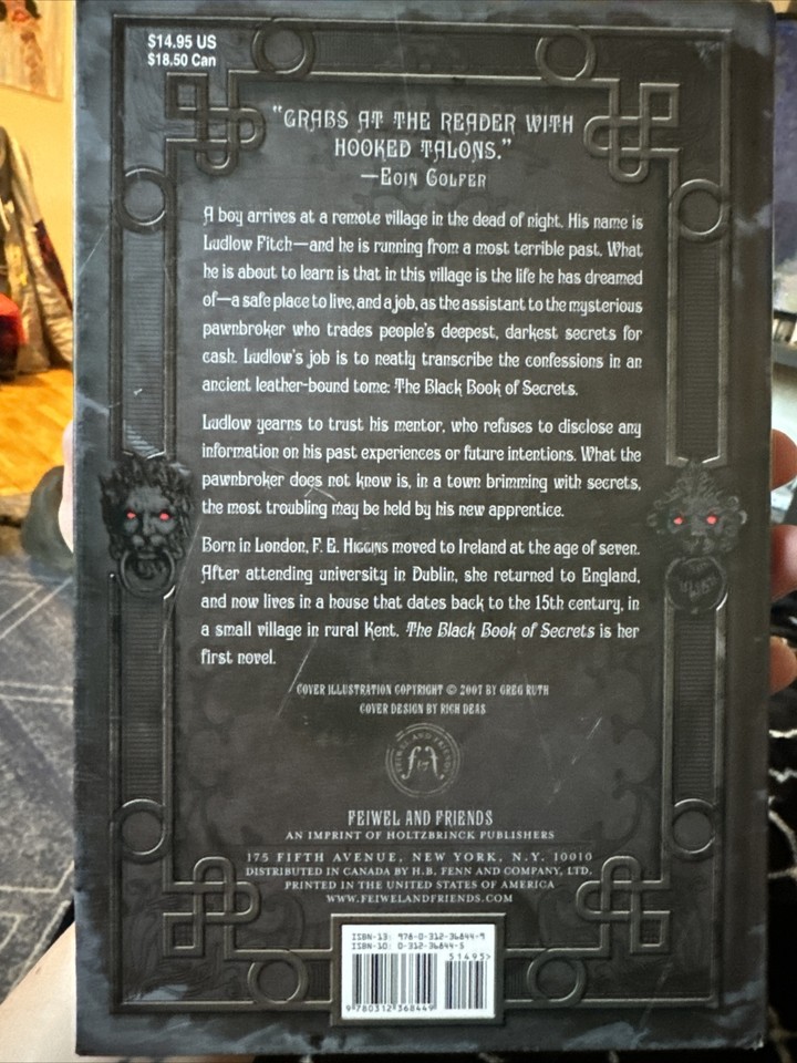 The Black Book of Secrets by F. E. Higgins (2007, Hardcover ...