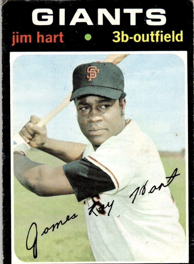 1971 Topps Baseball Jim Hart San Francisco Giants #461 EX | eBay