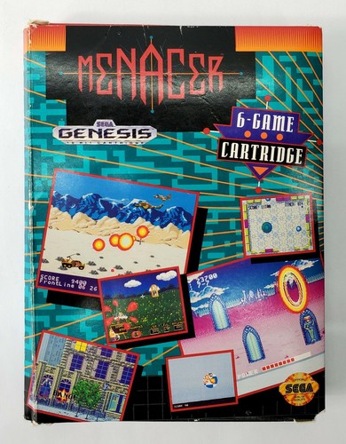 Sega Genesis - Menacer 6 Game Cartidge (1992) - CIB Complete | eBay
