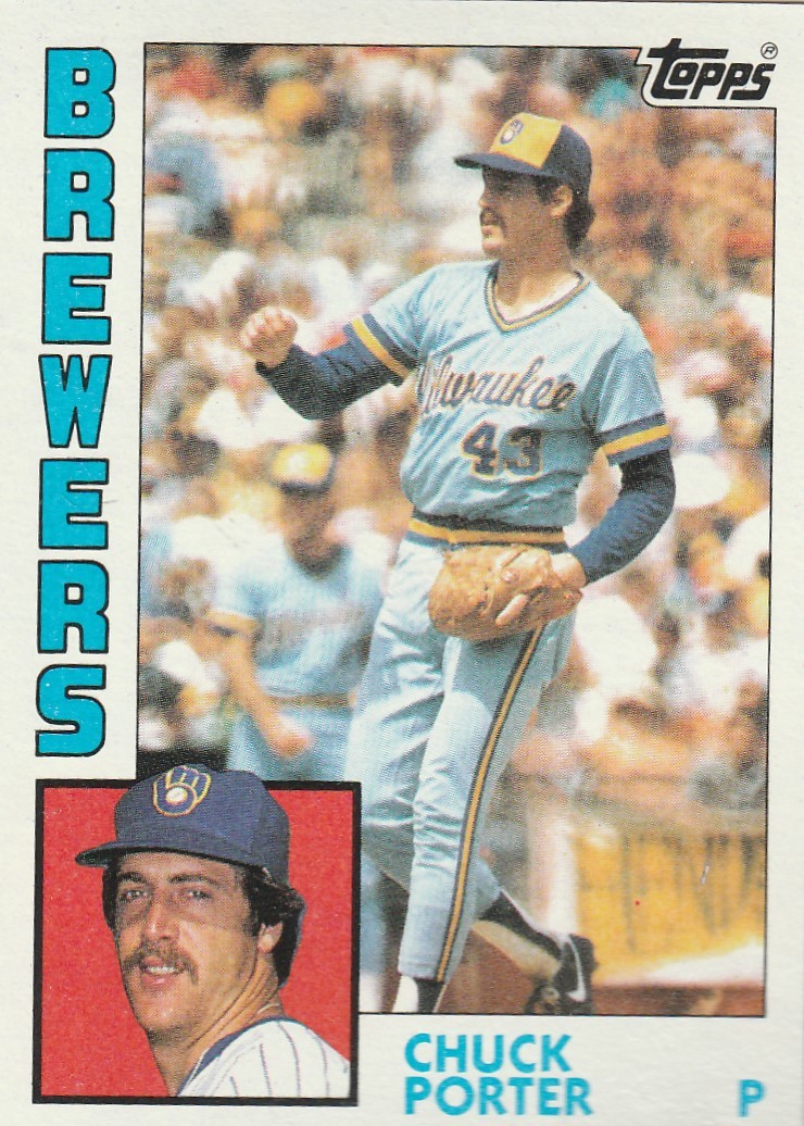 FREE SHIPPING-MINT-1984 Topps #452 Chuck Porter Brewers | eBay