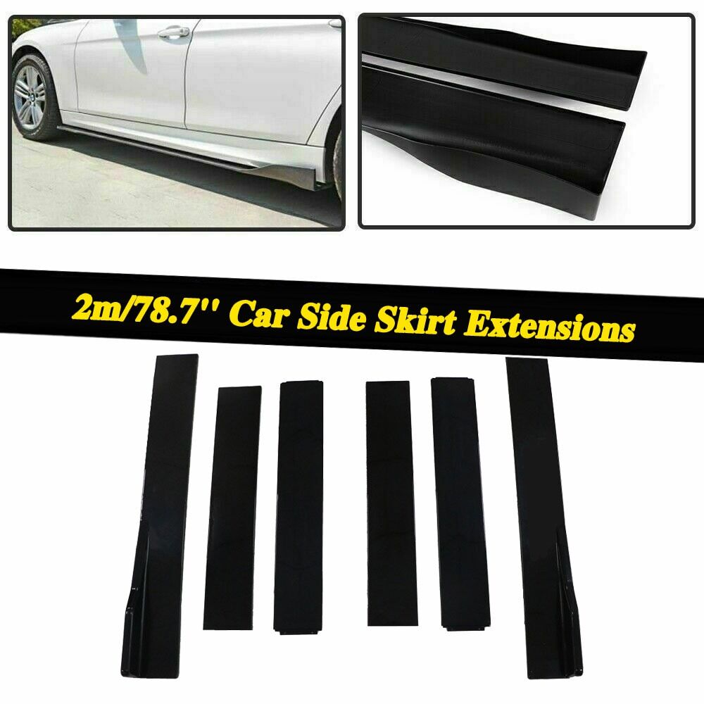 For 2005-2010 Chrysler 300 300C Side Skirts Rocker Panel Splitter Lip ...