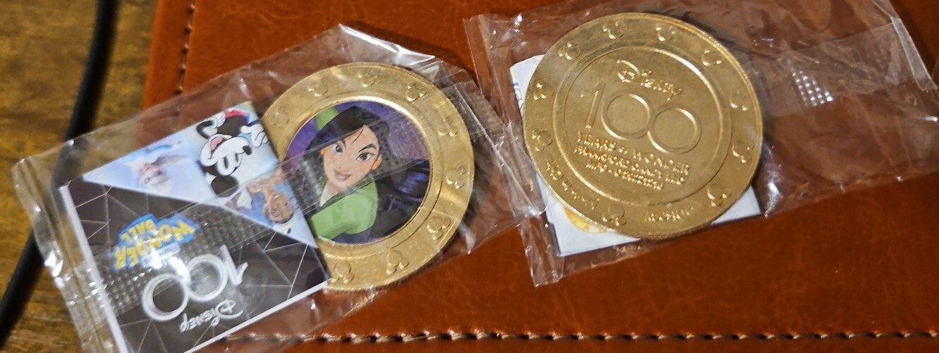 100 Year Anniversary Disney Wonderball Mulan Coin | eBay