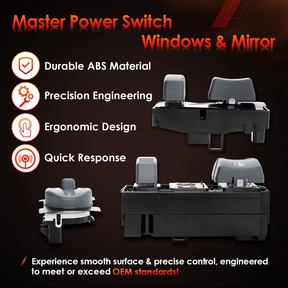 Master Power Window & Mirror Switch Control For Chevy GMC C/K 1500-3500 ...