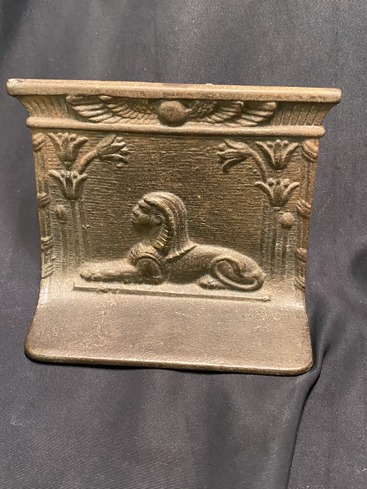ANTIQUE Egyptian Sphinx Bookend, Bradley Hubbard Style - Single | eBay