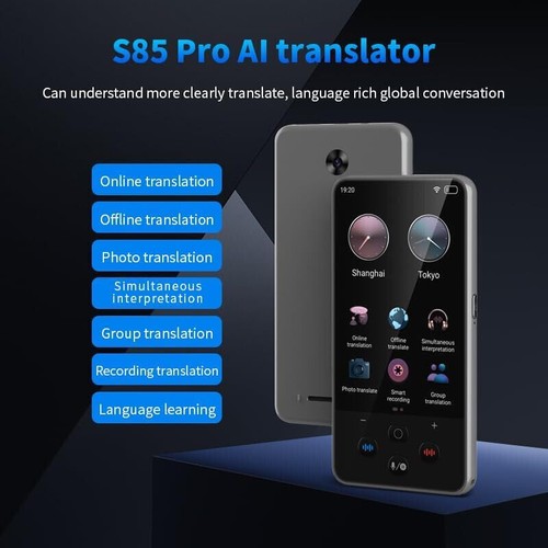 Portable Language Instant Translator Device with 138 Languages Voice ...