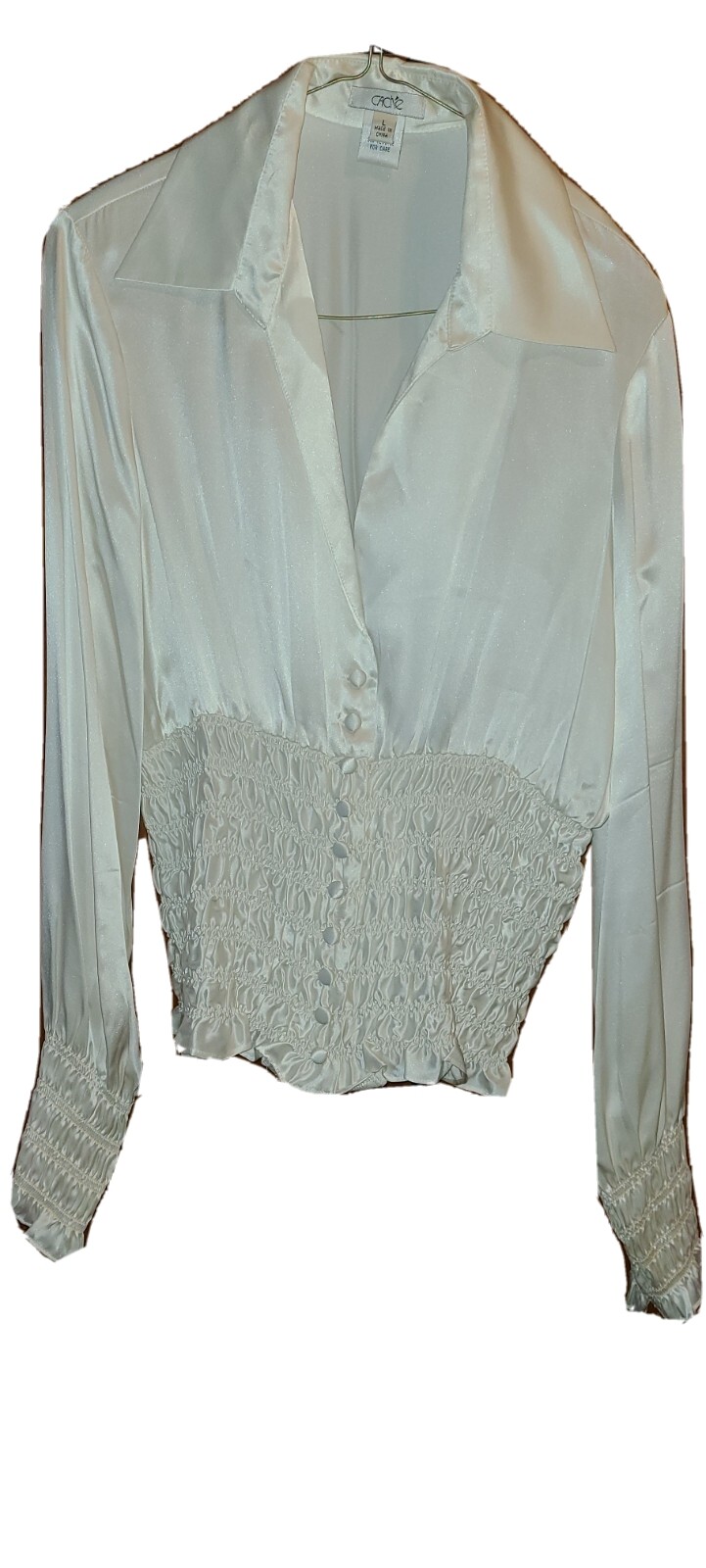 cache ivory silk blouse..gorgeous - Gem